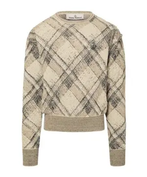VIVIENNE WESTWOOD Broken Tartan Jumper