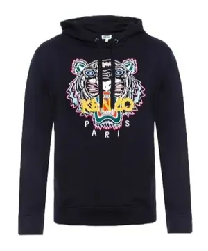 Kenzo Long-sleeved Hoodie With Graphic Print