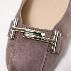 TOD'S Logo Embellished Low-heeled Shoes