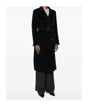 Tagliatore Long-sleeved Coat - Black