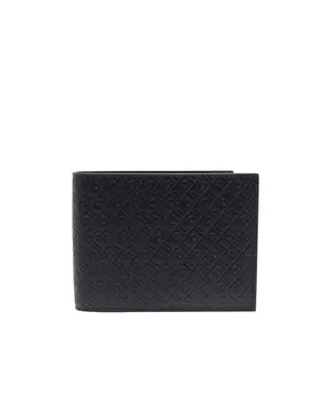 FERRAGAMO Monogram Wallet - Nero