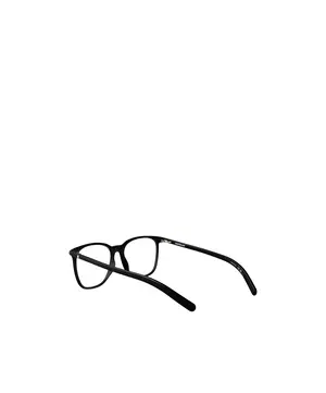Montblanc Eyewear Logo Plaque Square Frame Glasses - Black