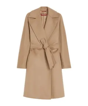 Max Mara Dravenna Belted Coat - Camel