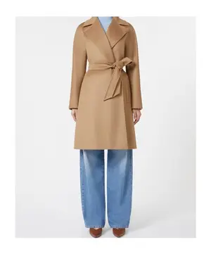 Max Mara Dravenna Belted Coat - Camel
