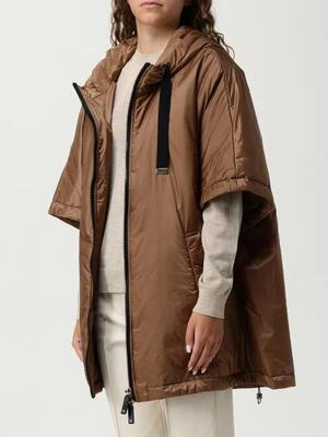 Max Mara Greenci Zip-up Padded Cape - Brown