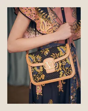 Valentino Garavani 9to5 Jacquard Shoulder Bag - Multicolor