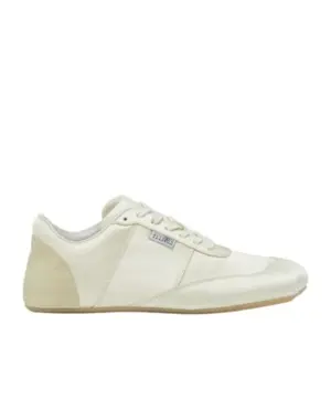 MAISON MARGIELA Logo Patch Lace-up Sneakers - Silver
