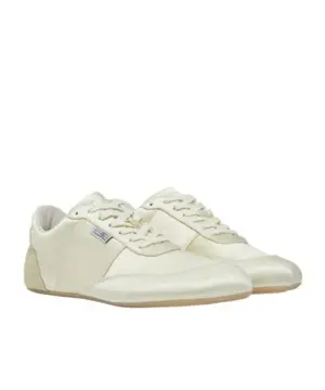 MAISON MARGIELA Logo Patch Lace-up Sneakers - Silver