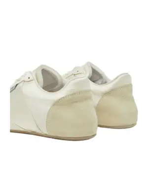 MAISON MARGIELA Logo Patch Lace-up Sneakers - Silver