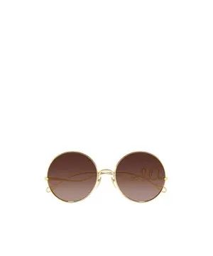 Chloé Round Frame Sunglasses - Brown