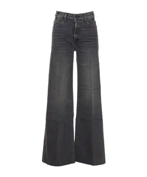 MOTHER The Patch Maven Sneak Jeans - Black