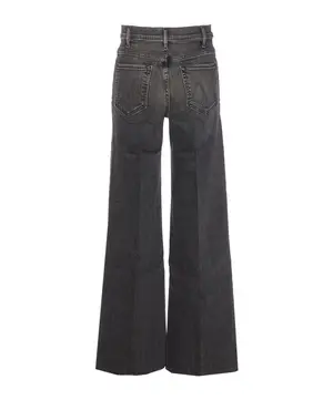 MOTHER The Patch Maven Sneak Jeans - Black