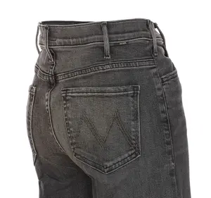 MOTHER The Patch Maven Sneak Jeans - Black