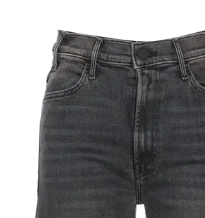 MOTHER The Patch Maven Sneak Jeans - Black