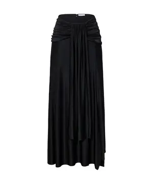 Rabanne Gathered Detailed Midi Skirt