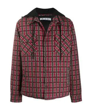 Men's Off-white Checked