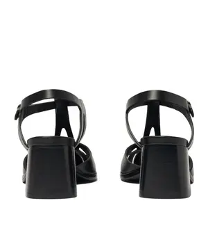 SCAROSSO Giulia Fisherman Sandals - Black