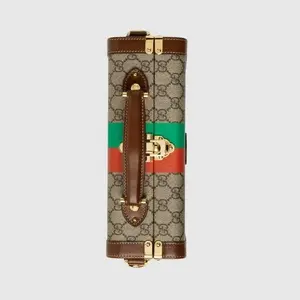 Gucci Monogrammed "fake/not" Print Shoulder Bag