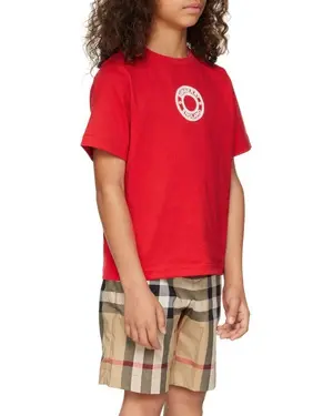 Burberry Logo Print Cotton T-shirt