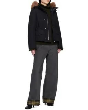 Burberry Quilted Cotton-blend Jacket With Drawstring Hood