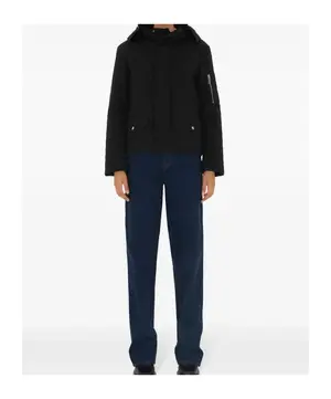 Burberry Quilted Cotton-blend Jacket With Drawstring Hood