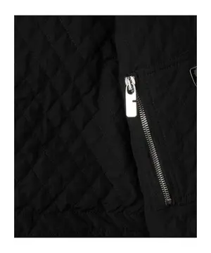 Burberry Quilted Cotton-blend Jacket With Drawstring Hood