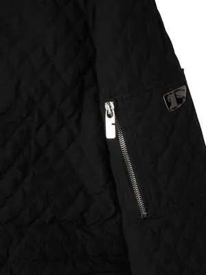 Burberry Quilted Cotton-blend Jacket With Drawstring Hood