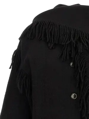 TOTEME Fringe High Neck Cape
