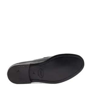 SCAROSSO Austin Round Toe Loafers - Black