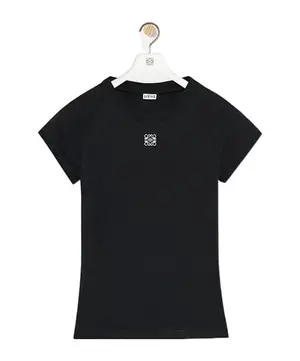 Loewe Small Fit T-shirt In Cotton Blend - Black