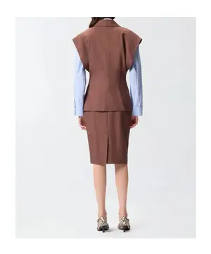 Pinko Single-breasted Sleeveless Blazer