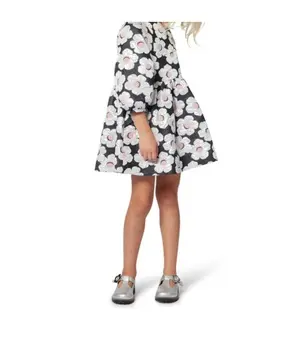 Kenzo Floral Print Long Sleeve Dress
