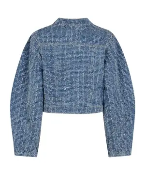 ROTATE BY BIRGER CHRISTENSEN Long Sleeve Textured Jacket