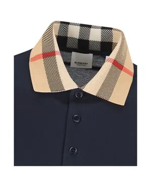 Burberry Short-sleeved Straight Hem Polo Shirt - No
