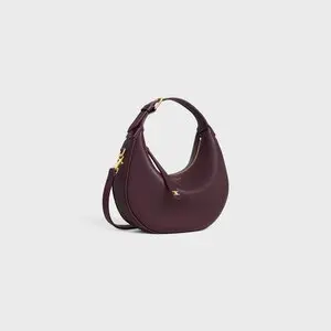 Celine Teen Lulu Grained Calfskin Shoulder Bag - Red