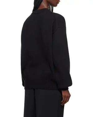Alexander Wang Logo Printed Crewneck Jumper