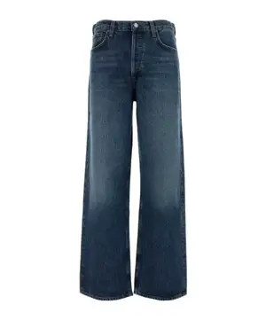 AGOLDE Low Slung Wide-leg Jeans - Blue