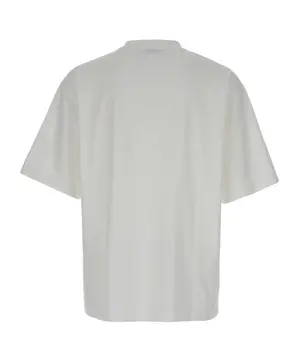 Off-White Logo Printed Crewneck T-shirt - Gray