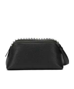 CHRISTIAN LOUBOUTIN Studded Pouch With Wrist Strap - Black
