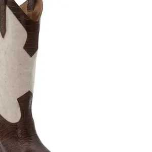 Paris Texas Rosario 60mm Two-tone Boots - Nude