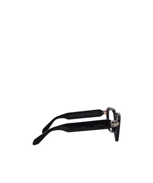 BVLGARI Geometric Frame Eyeglasses