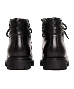 SCAROSSO Catherine Round-toe Lace-up Boots