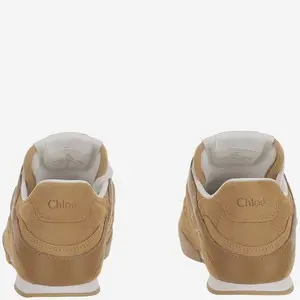 Chloé Kick Lace-up Sneakers - Brown