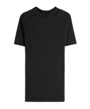 LEMAIRE Short Sleeve Twisted Top - Black