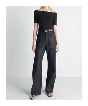 LEMAIRE Short Sleeve Twisted Top