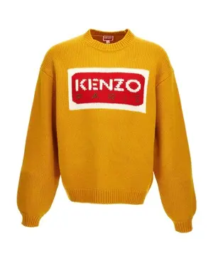 Kenzo Logo Intarsia Knitted Crewneck Jumper