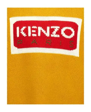 Kenzo Logo Intarsia Knitted Crewneck Jumper