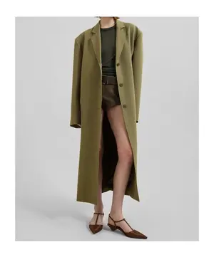 THE FRANKIE SHOP Pocket Tribeca Long Jacket