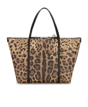 Dolce & Gabbana Leopard Print Tote Bag