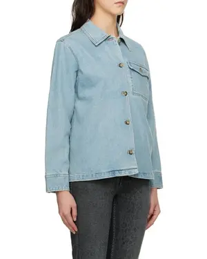 A.p.c. Janice Buttoned Denim Jacket